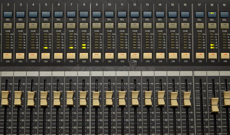 Pro mixing stock image. Image of professional, desk, balance - 78956807