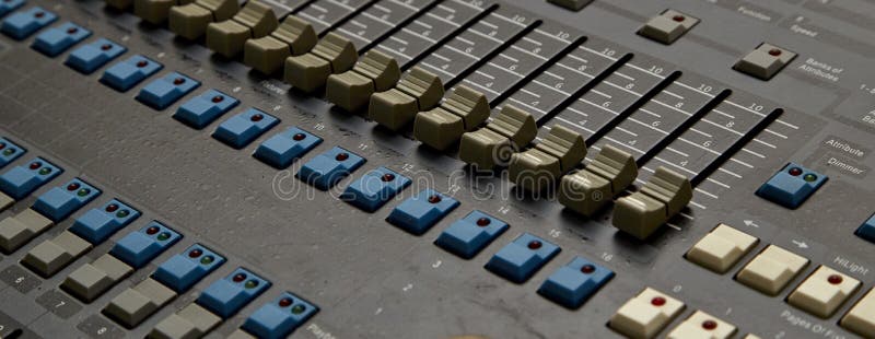 Pro mixing stock image. Image of gear, macro, equipment - 79276073