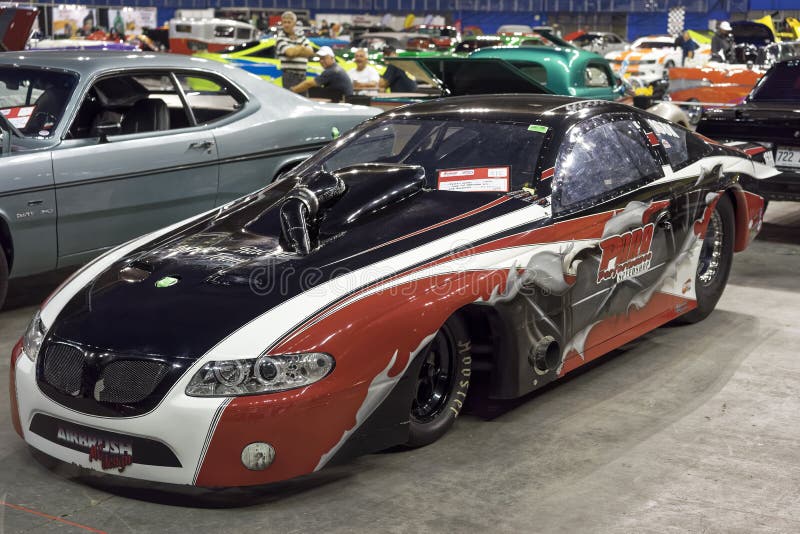 Pro mod drag car editorial photo. Image of automobiles - 92410976