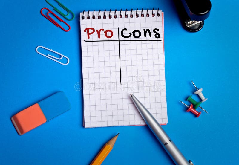 Pro parola di contro immagine stock. Immagine di oggetto - 55117073