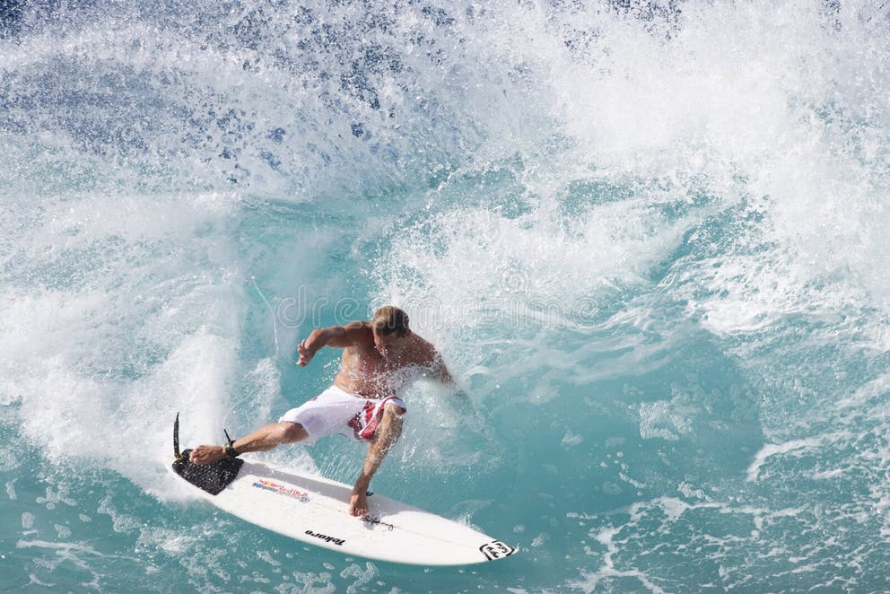 Pro surfer Andy Irons editorial image. Image of scenic - 4247425