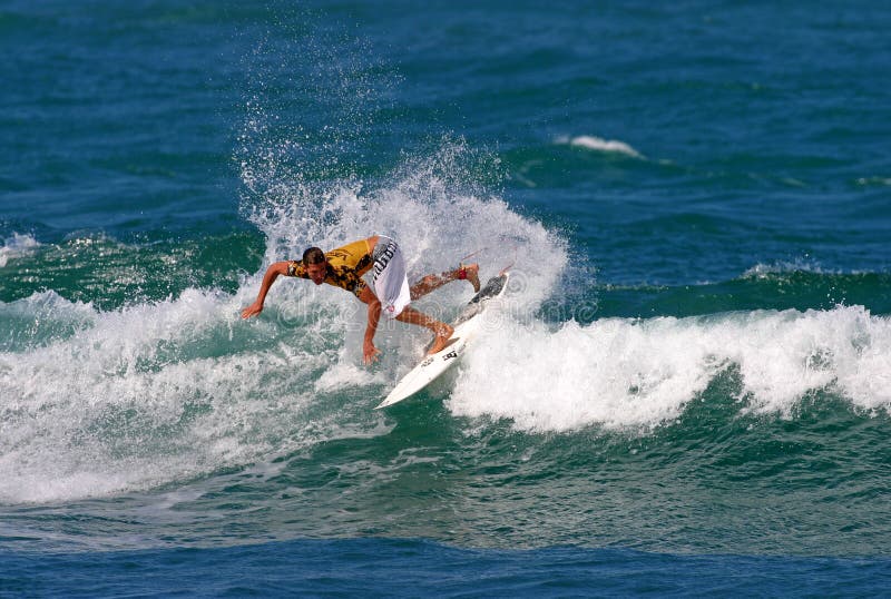 Pro Surfer Andy Irons in Surfing Competition Editorial Image - Image of ...