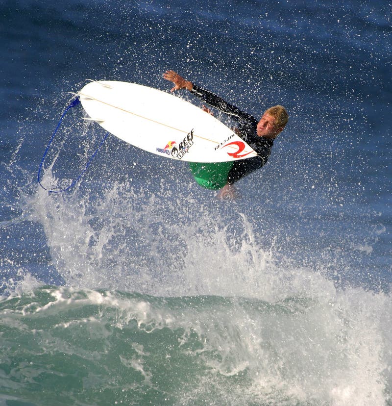 Pro Surfer Fanning Surfing in Hawaii Editorial Photo - Image of splash ...