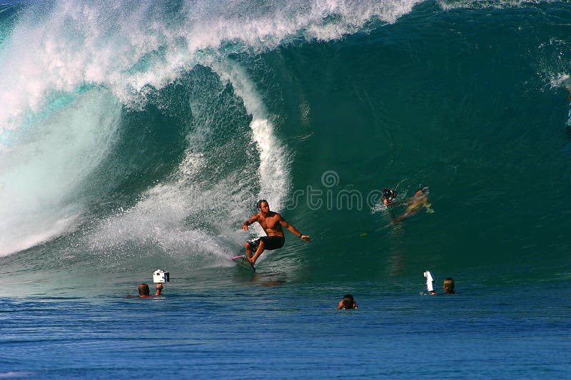 Surfer Shane Beschen in Black and White Editorial Stock Image - Image ...