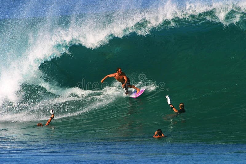 Surfer Shane Beschen in Black and White Editorial Stock Image - Image ...