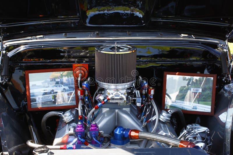 Pro Truck engine editorial stock photo. Image of parachute - 25743158