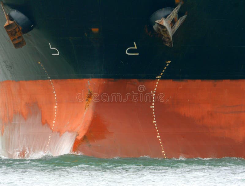 Proa del buque de petróleo imagen de archivo. Imagen de proa - 3941837