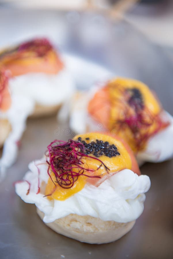 Proach egg for breakfast stock image. Image of meal, white - 52560779