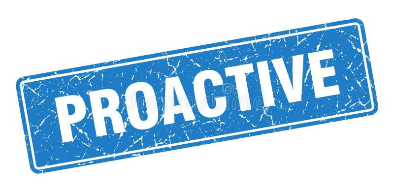 Pro-actief Teken, Pictogram of Embleem Vector Illustratie ...