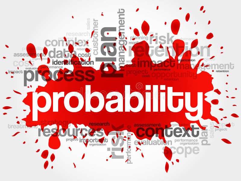 Probability Word Cloud Collage Stock Illustration - Illustration of ...