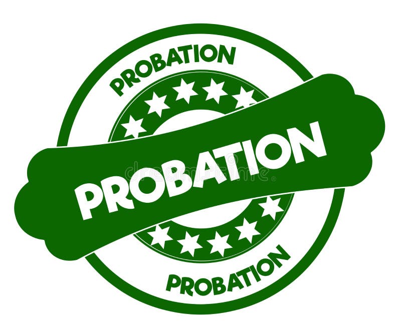 PROBATION stock illustration. Illustration of court, released - 88003441