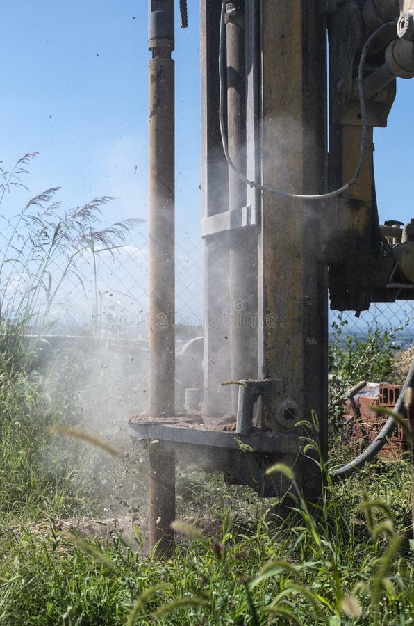 Probe drills for water stock image. Image of environmental - 138022617