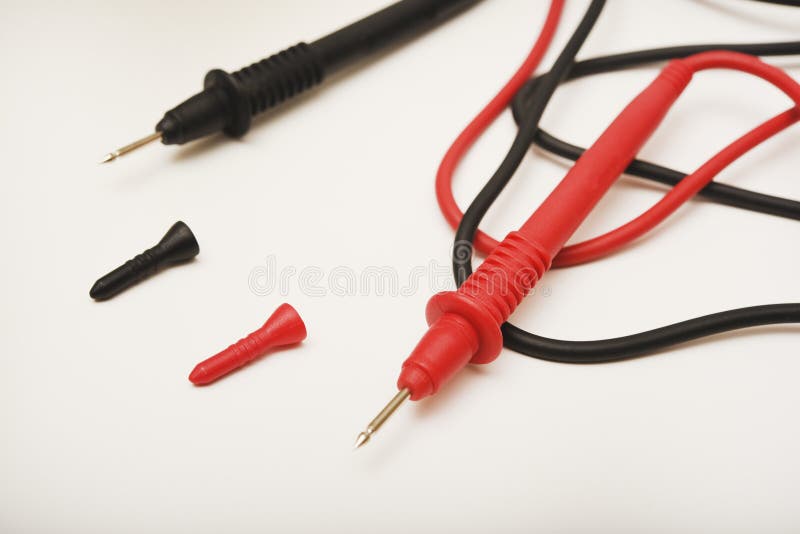 Probes Multimeter Red Black Wires Measuring Device Stock Photos - Free ...