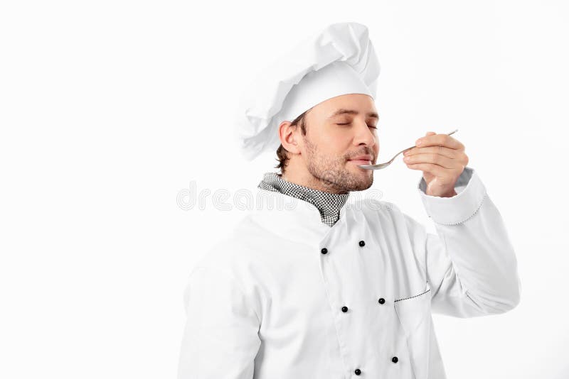 Probieren stockfoto. Bild von löffel, bestimmtheit, kaukasisch - 18719940