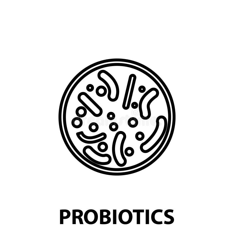 Probiotic Icon Vector Logo Design Template Stock Vector - Illustration ...