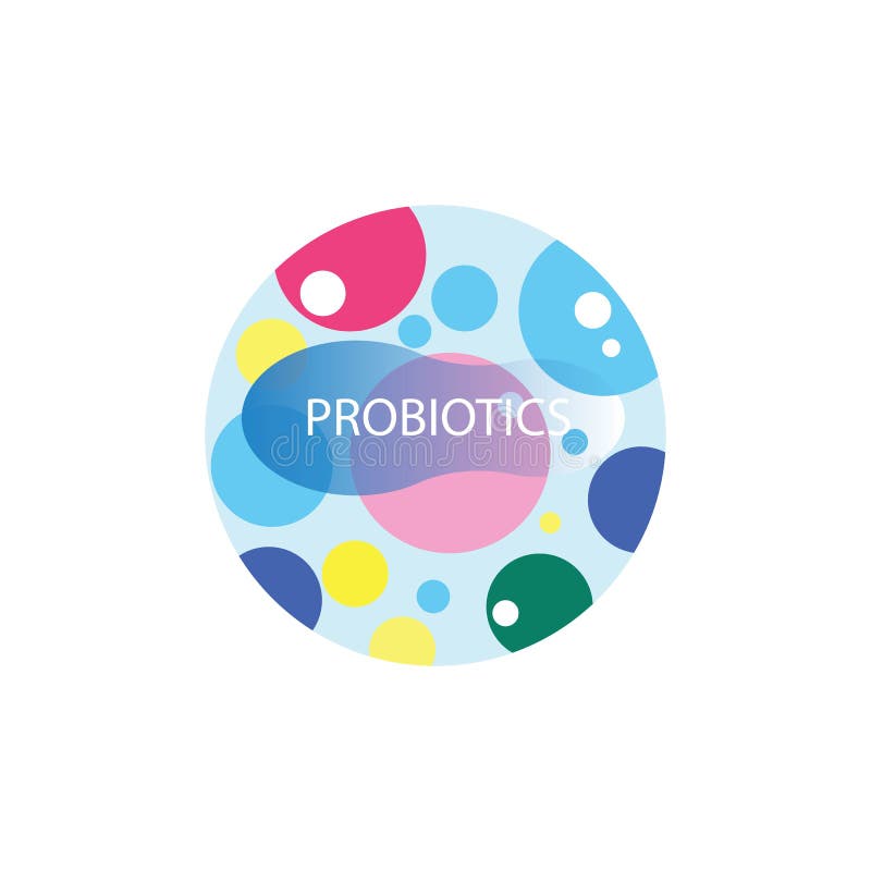 Probiotics Illustration Doodles. Drawing of Bacteria. Microorganism ...