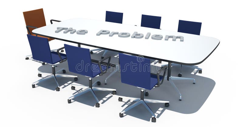 The problem stock illustration. Illustration of business - 15142116