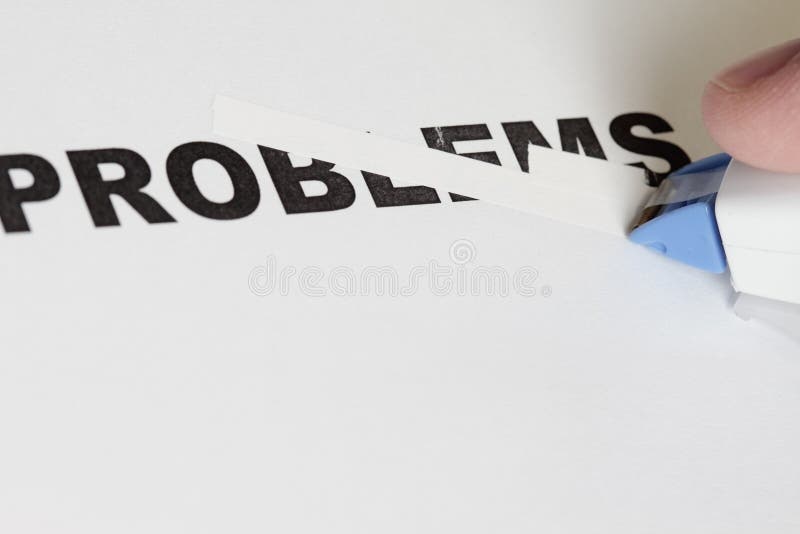 Problem solving stock image. Image of management, drawing - 16614391