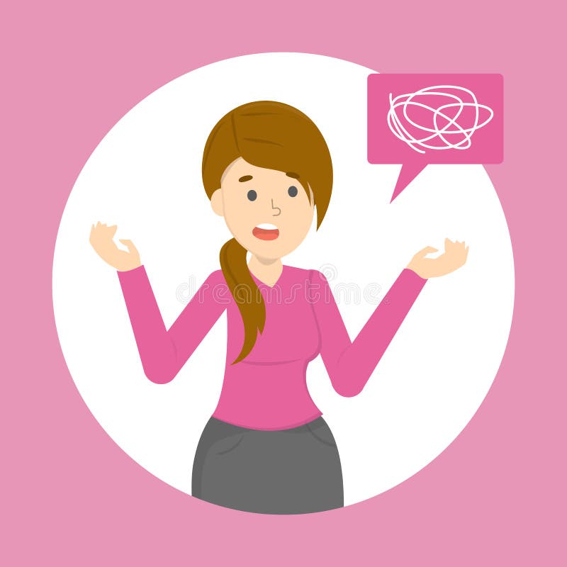 Problem with Communication. Speaking Trouble Stock Vector ...