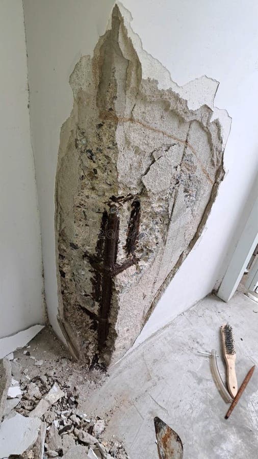 Problem Construction Site : Rust Corrosion in Structure Steel Stock ...