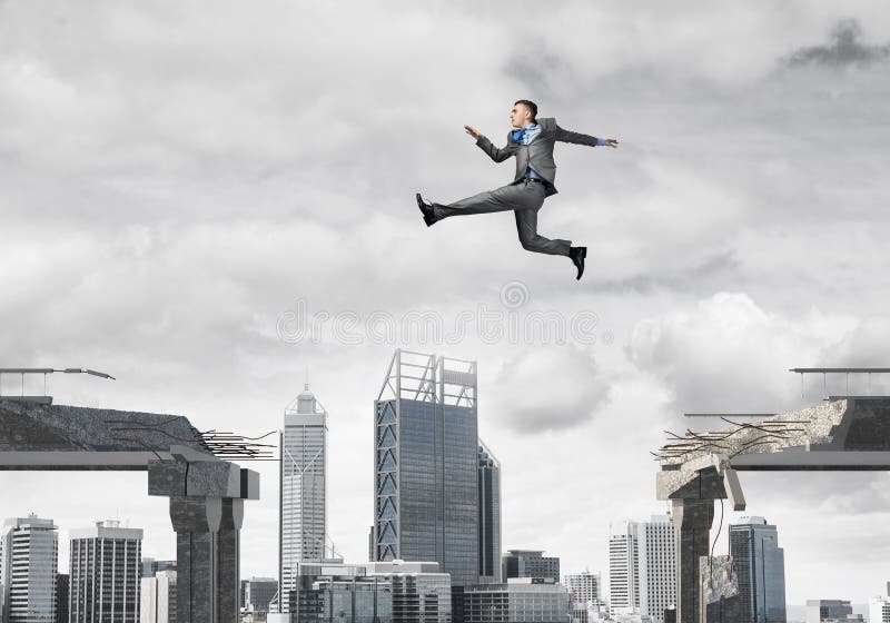 Problem and Difficulties Overcoming Concept. Stock Illustration ...