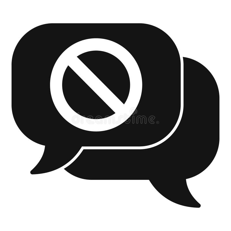 Problem Discussion Reject Icon Simple Vector. Cognition Solution Stock ...