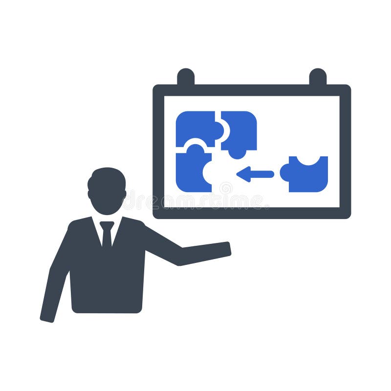 Problem finding icon stock vector. Illustration of finding - 240870904