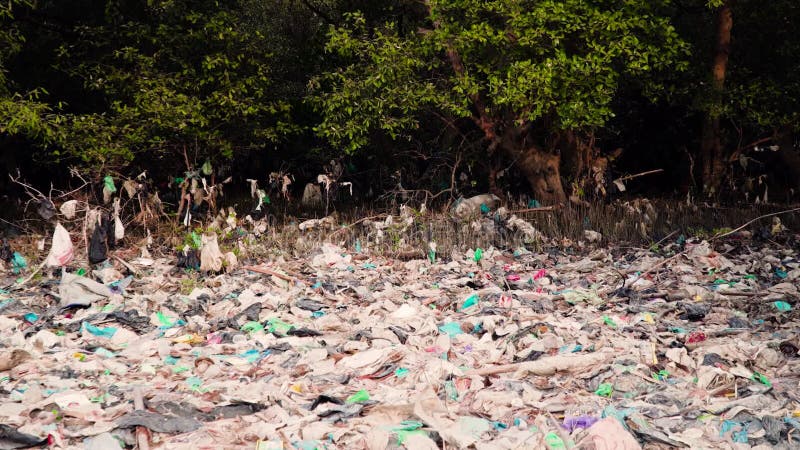 Problem with Garbage in Asia Java, Indonesia Stock Footage - Video of ...