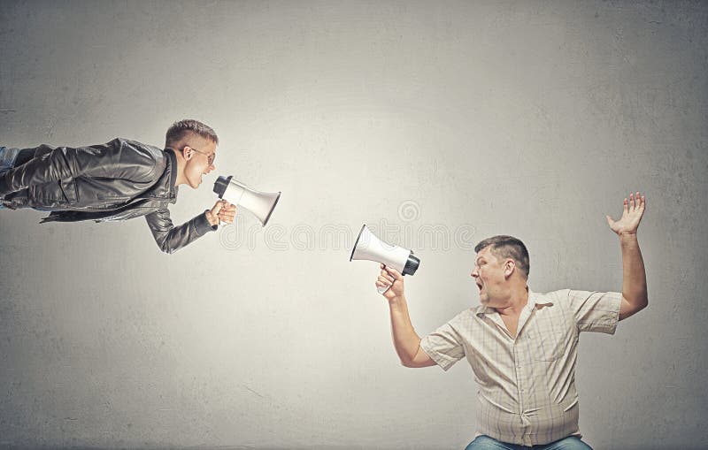 Problem of Generation Conflict Stock Photo - Image of child, caucasian ...