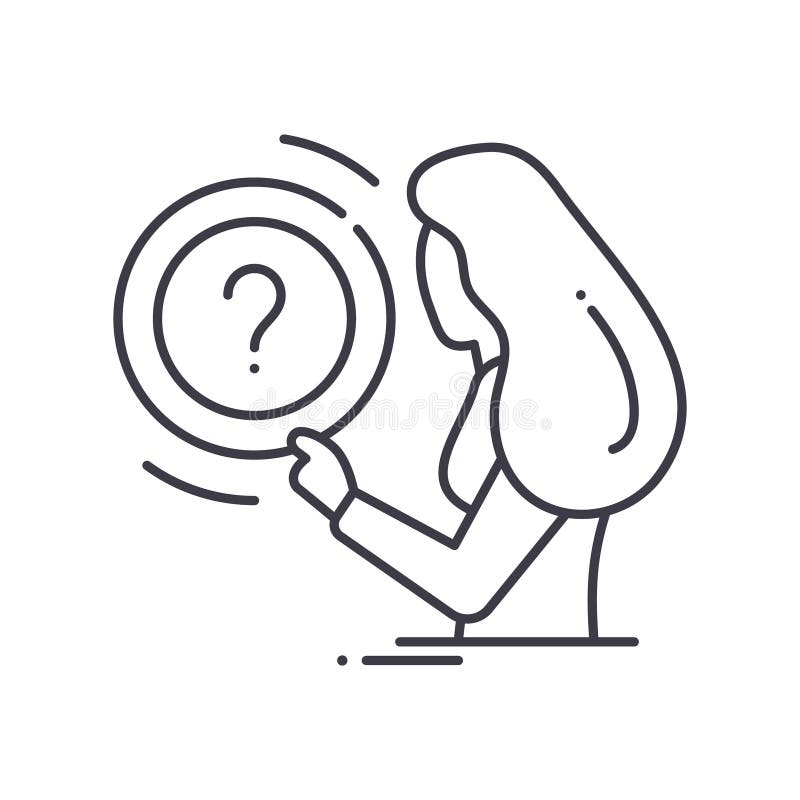 Fix Problem Icon, Black Vector Sign with Editable Strokes, Concept ...