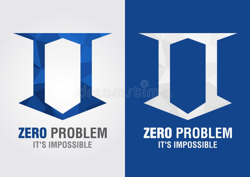 0 Problem Icon Symbol from an Alphabet Letter Number Zero. Stock Vector ...