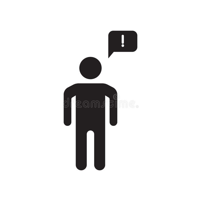 Problem Icon. Trendy Problem Logo Concept on White Background Fr Stock ...