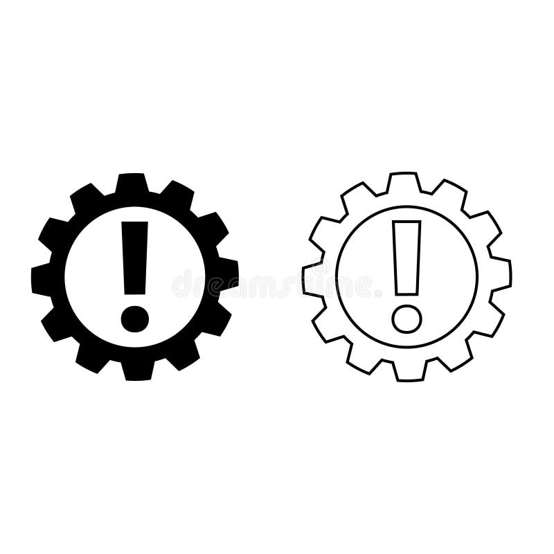 Problem Icon Vector Set. Challenge Illustration Sign Collection. Danger ...