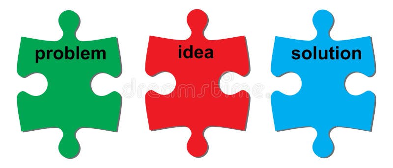 Solution problem icons stock image. Image of solution - 35282941