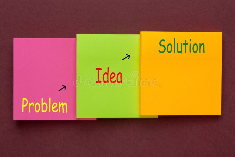 Problem Idea Solution stock image. Image of decision - 130131057