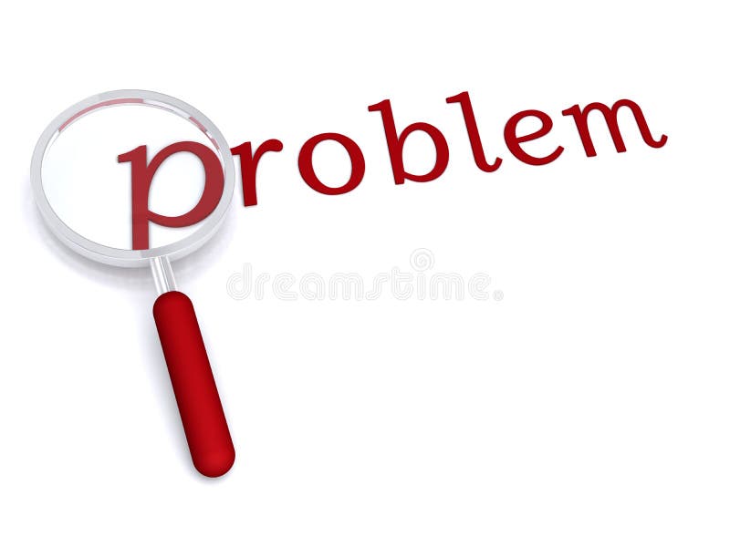 Problem with Magnifying Glass Stock Photo - Image of detail, discovery ...