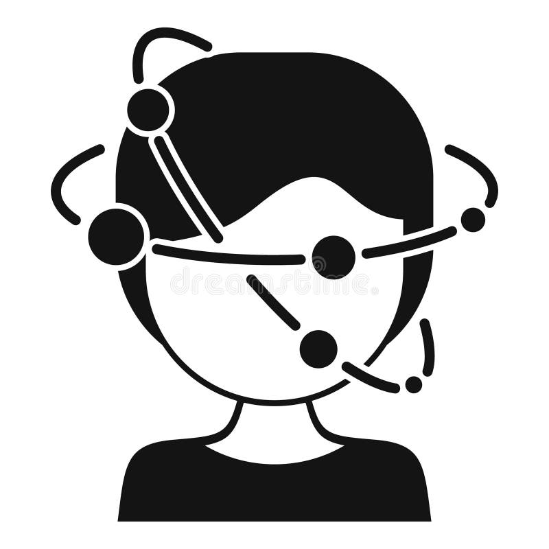 Problem Orbital Sick Icon Simple Vector. Vertigo Feeling Stock ...