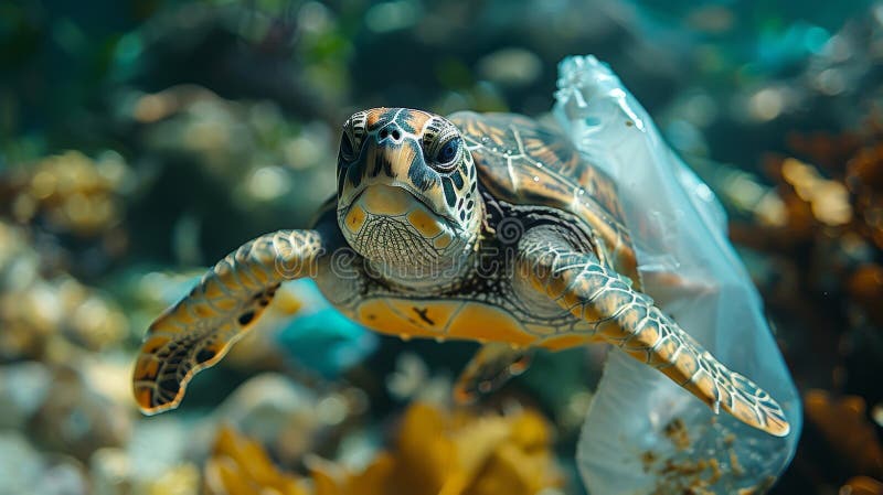 The Problem of Plastic Pollution in the Ocean - Turtles Eating Plastic ...