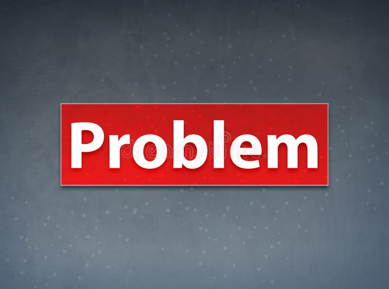Problem Red Banner Abstract Background Stock Illustration ...