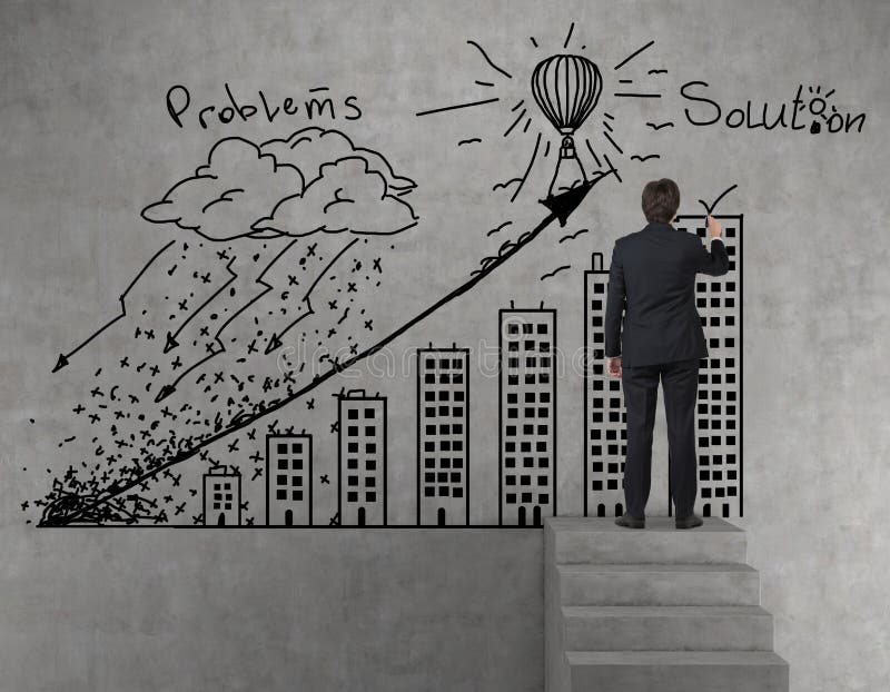 Problem and Solution Concept Stock Photo - Image of profits, impossible ... Problem and Solution Concept Stock Photo - Image of profits, impossible ...