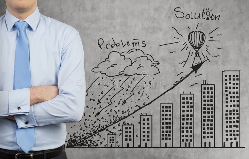 Problem and Solution Concept Stock Image - Image of graphic, concept ...
