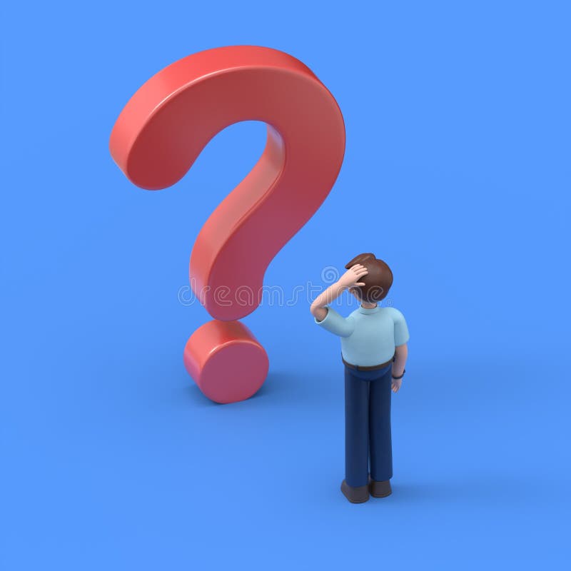 Problem And Solution Concept 3d Illustration Of European Businesswoman