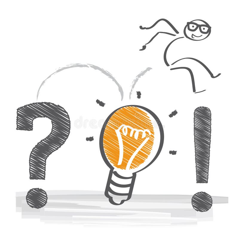 Brainstorming, Problem Solving, Scribble Stock Illustration ... Brainstorming, Problem Solving, Scribble Stock Illustration ...