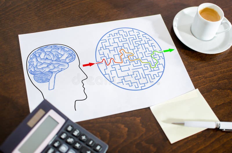 Problem and Solution Concept on a Paper Stock Image - Image of ...