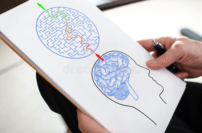 Problem and Solution Concept on a Paper Stock Photo - Image of success ...