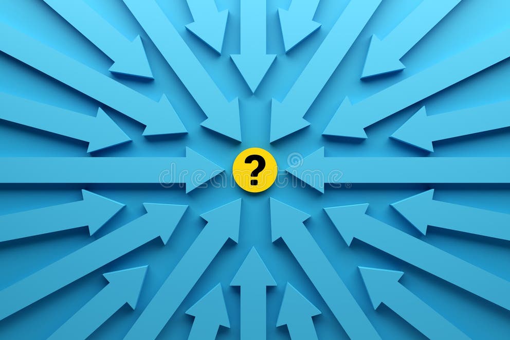 Problem, Solution, Confusion and Counseling Concept Stock Illustration ...