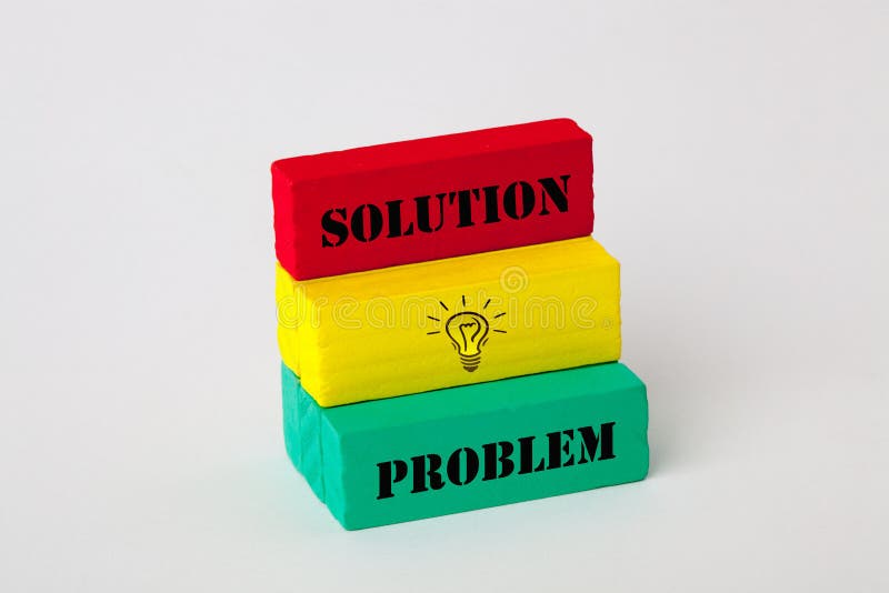 Problem Solution Light Bulb Stock Image - Image of consulting, finance ...