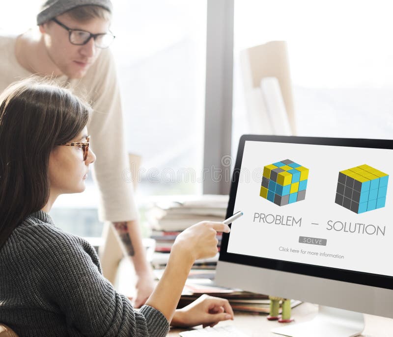 Problem Solution Strategy Trouble Difficulty Ideas Concept Stock Photo ...
