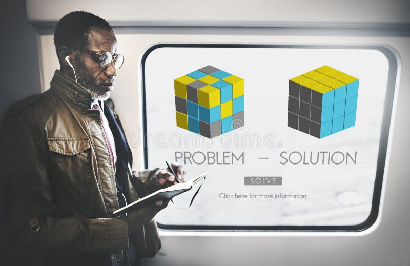 Problem Solution Strategy Trouble Difficulty Ideas Concept Stock Image ...