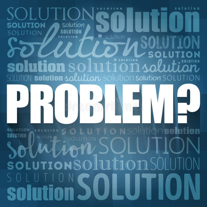 Problem Solve Word Cloud Concept Background Stock Illustrations – 217 ...